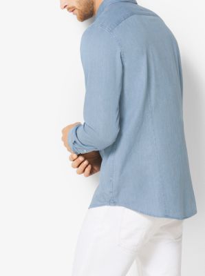 Michael kors mens denim shirt store
