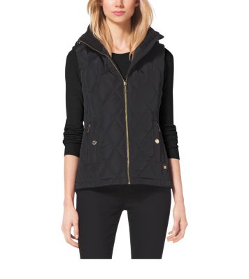 Quilted-Cotton Vest | Michael Kors Canada