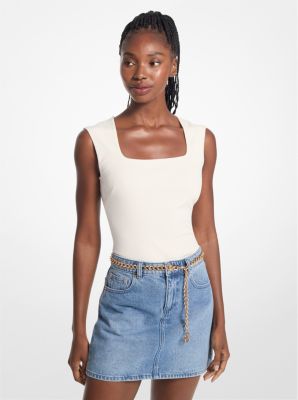 Stretch Knit Top | Michael Kors Canada