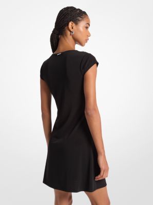 Embellished Cap Sleeve Dress Michael Kors