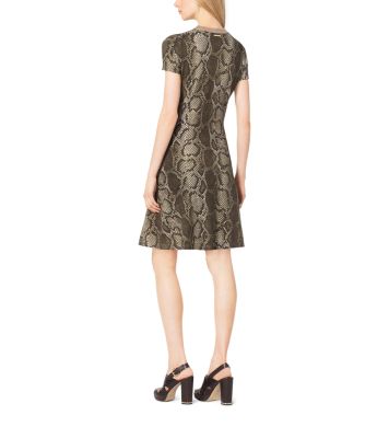 Python-Print Sweater Dress | Michael Kors Canada [CA]