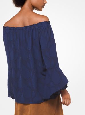 Michael kors off the shoulder top store