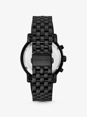 Oversized Baisley Pavé Black-Tone Watch | Michael Kors [US]
