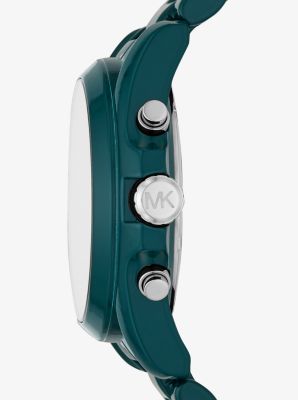 Oversized Bradshaw Teal Coated Watch | Michael Kors [US]