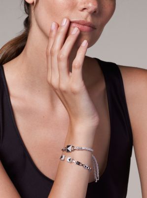 Michael kors silver lock bracelet store