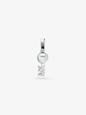 Precious Metal-Plated Sterling Silver Key Charm in SILVER - Sale ...