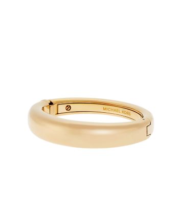 Gold-Tone Hinge Bangle | Michael Kors Canada