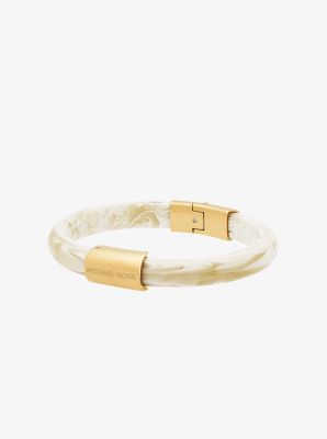 Gold-Tone Alabaster Acetate Bracelet | Michael Kors Canada [CA]