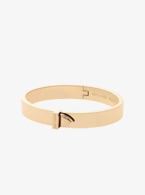 Pavé Gold-Tone Bangle | Michael Kors Canada