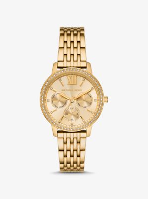 Melissa Pave Gold Tone Watch Michael Kors Canada