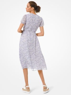 Floral Georgette Dress Michael Kors Canada