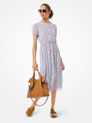 Floral Georgette Dress Michael Kors Canada