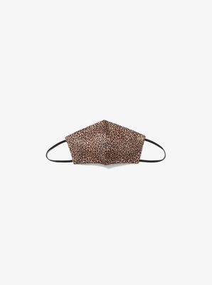Leopard Stretch Cotton Face Mask | Michael Kors Canada
