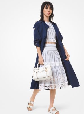 Michael michael kors draped trench coat store