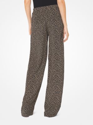 Michael kors leopard pants store