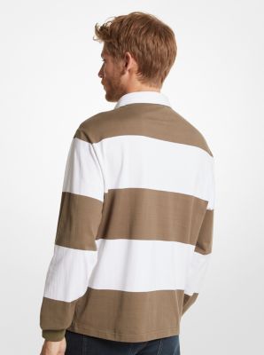 Striped Cotton Rugby Polo | Michael Kors