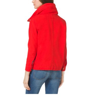 Cropped Canvas Jacket, Plus Size | Michael Kors [US]