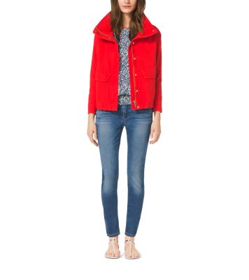 Cropped Canvas Jacket, Plus Size | Michael Kors [US]